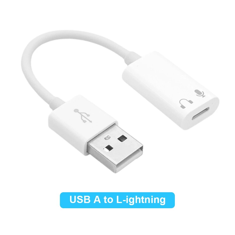 FONKEN кабель USB A - Lightning для наушников