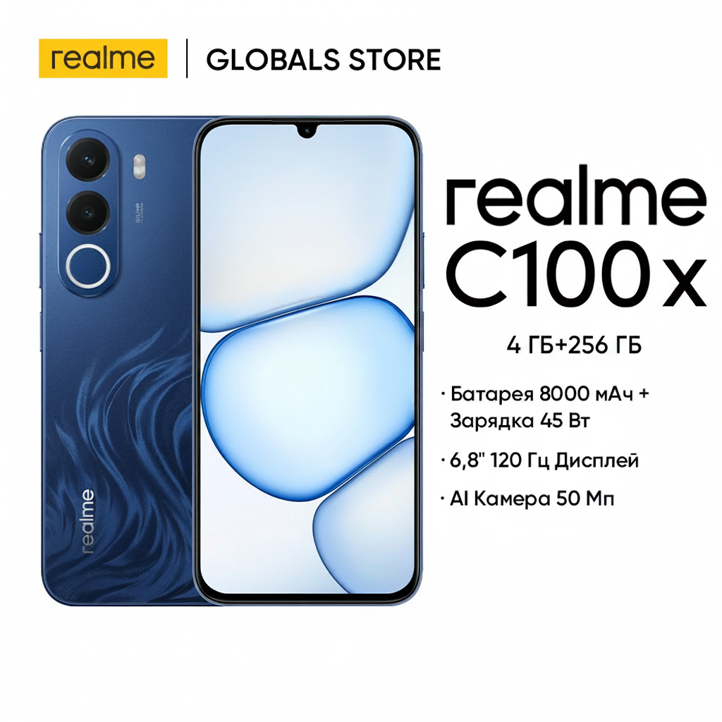 Смартфон Realme C100x, 4/256ГБ