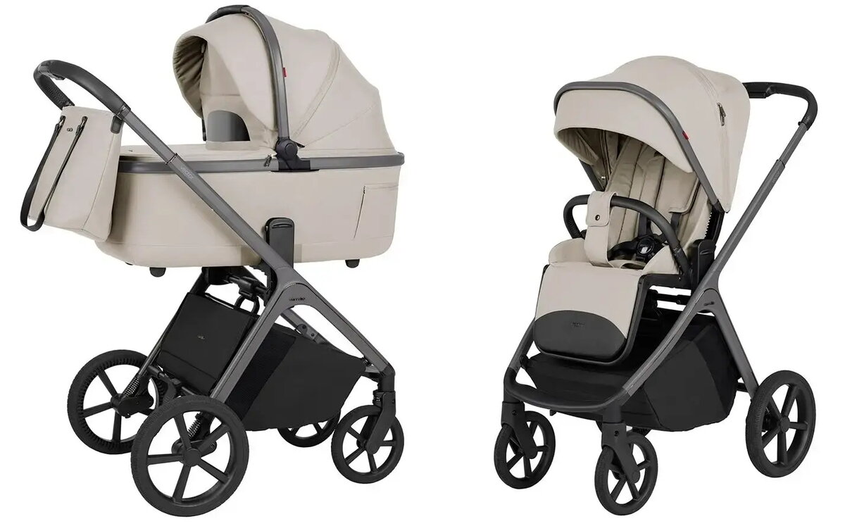Коляска 2 в 1 Carrello Vector F Zephyr Beige складная люлька прогулочная 2026