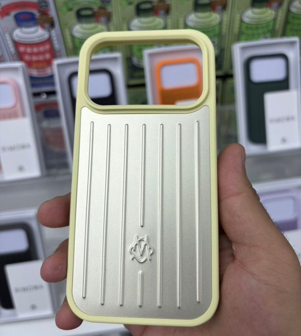 Чехол Rimowa для iPhone 17 Pro Max, ударопрочный, алюминий/металл/пластик