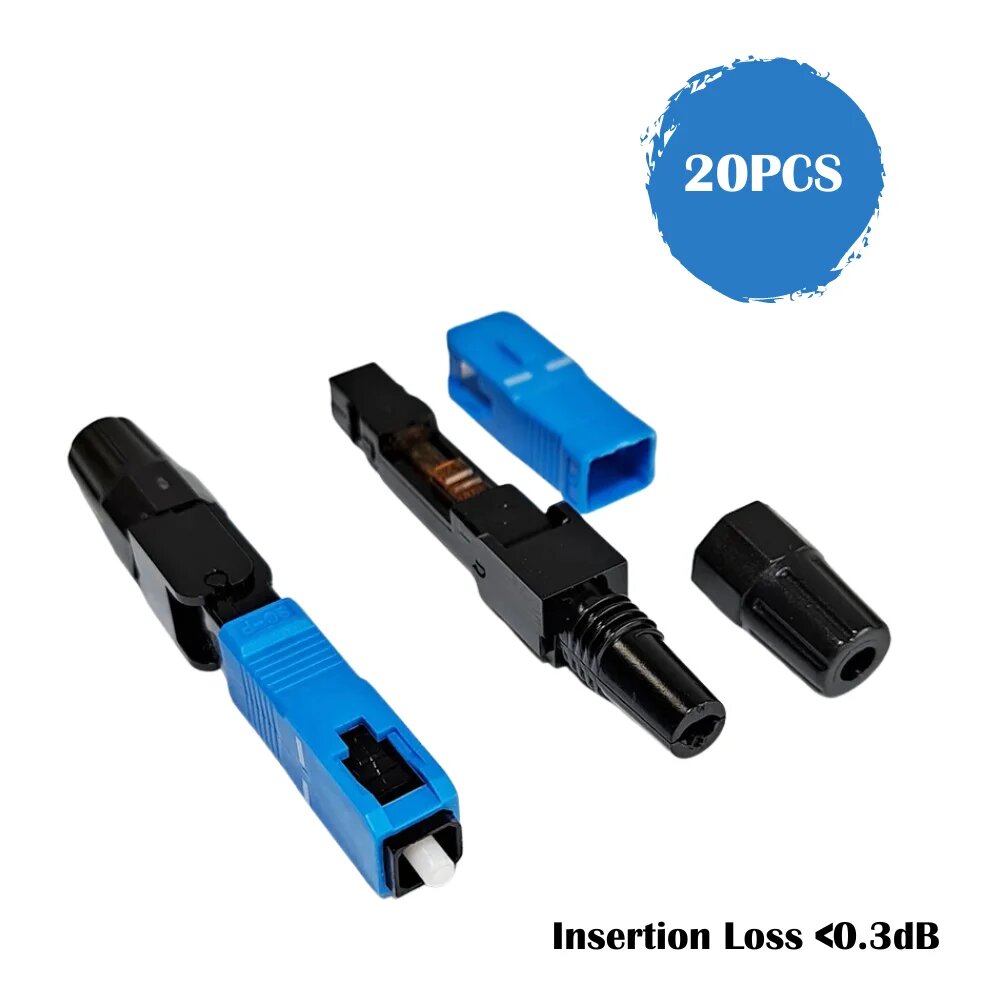 OMTiG FTTH SC UPC APC холодный разъем для быстрой сборки 20 шт. SC UPC