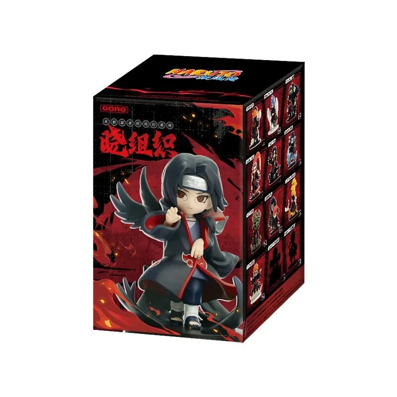POP MART GONG Наруто Шиппуден Акацуки Фигурки-сюрпризы Красный, 1 Blind Box