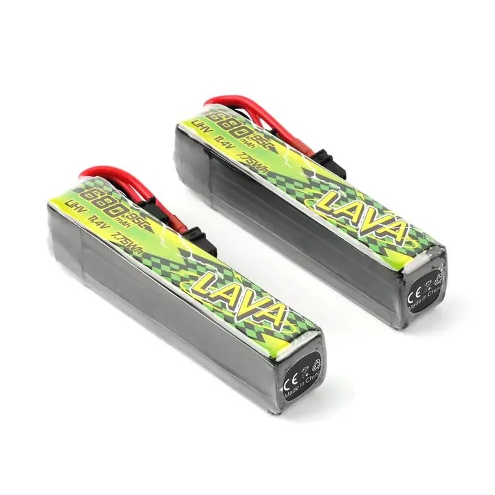 Аккумулятор BETAFPV LAVA II 2S-4S 580/680 мАч 95C XT30 для FPV-дронов 3S 680mAh (2PCS)