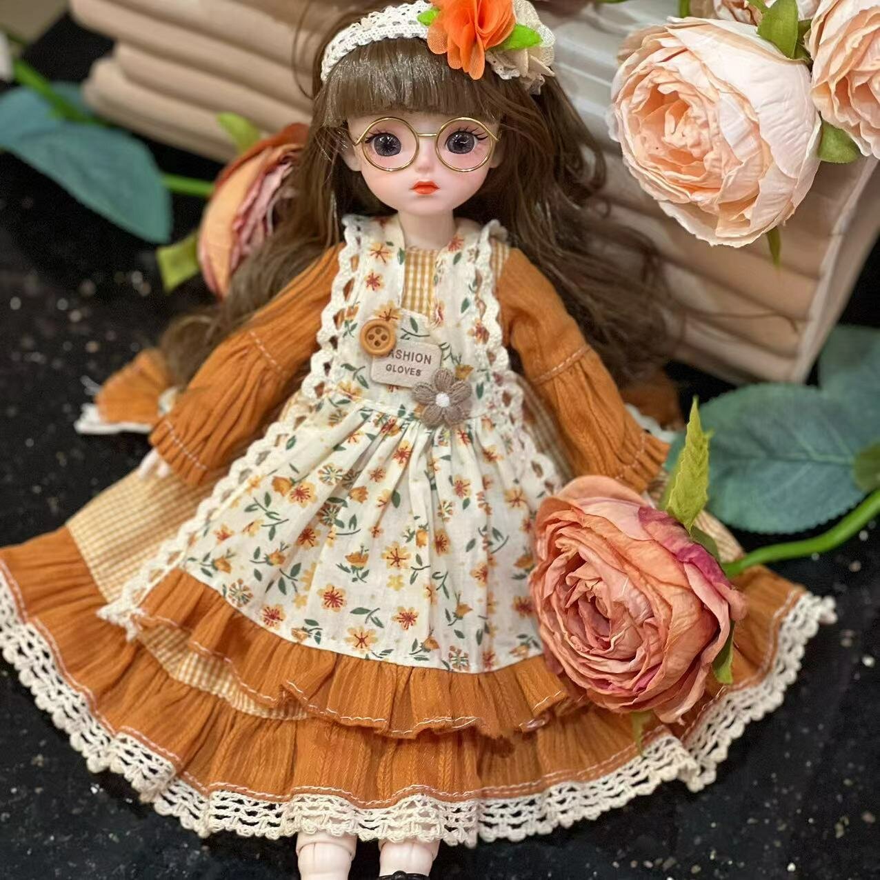 Набор одежды для куклы 1/6 BJD в лесной тематике для девочек, игрушка-кукла принцесса.