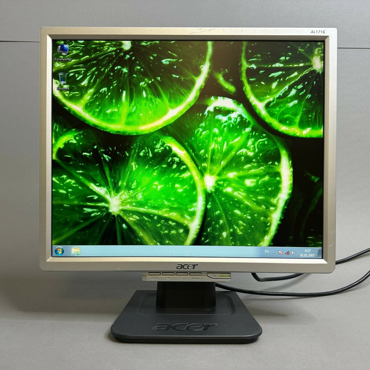 17" Монитор Acer AL1716As, 1280x1024, TN+film, серебристый