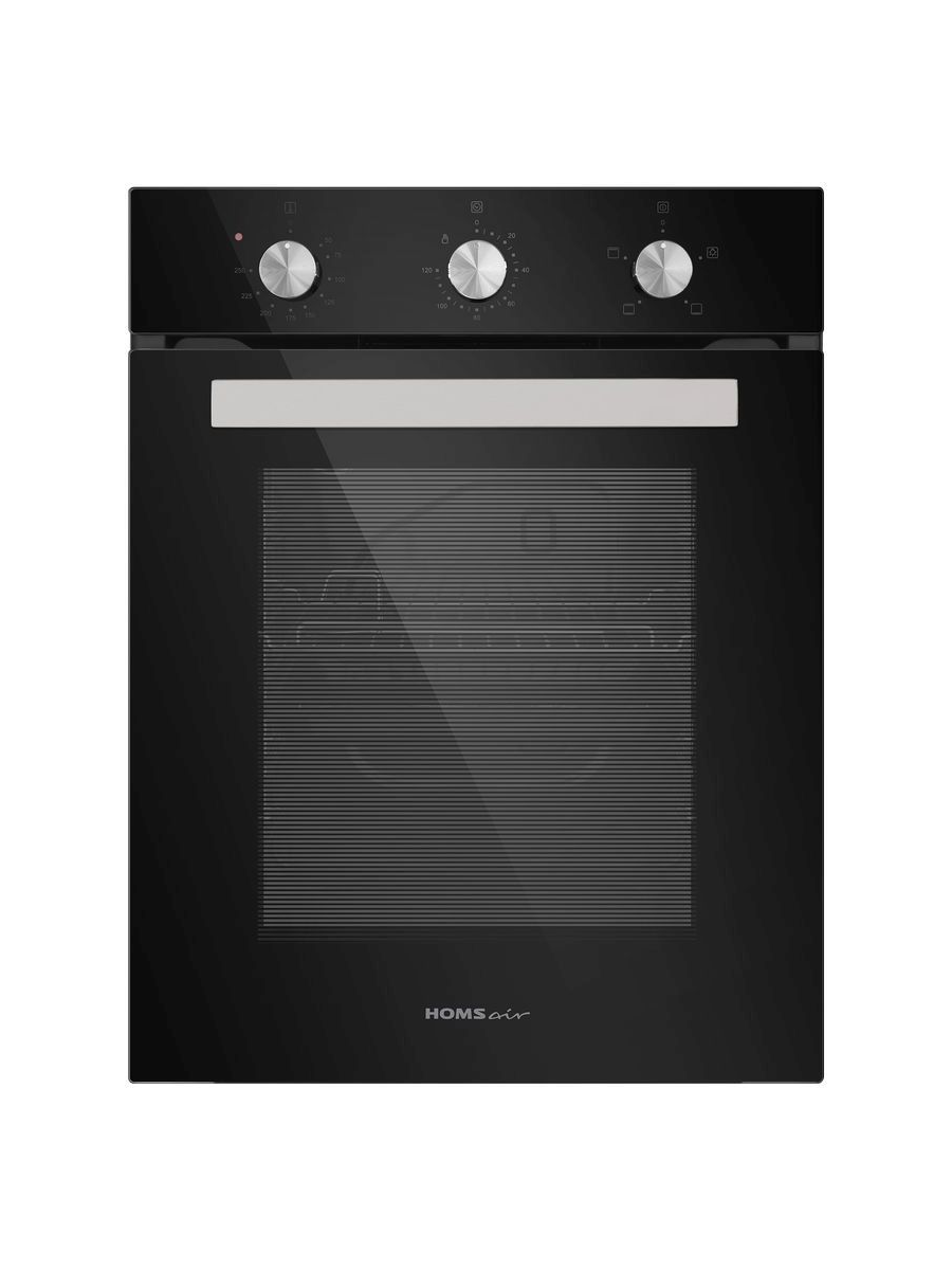 Духовой шкаф электрический HomsAir OES456BK, 56л, 4 программ, черный