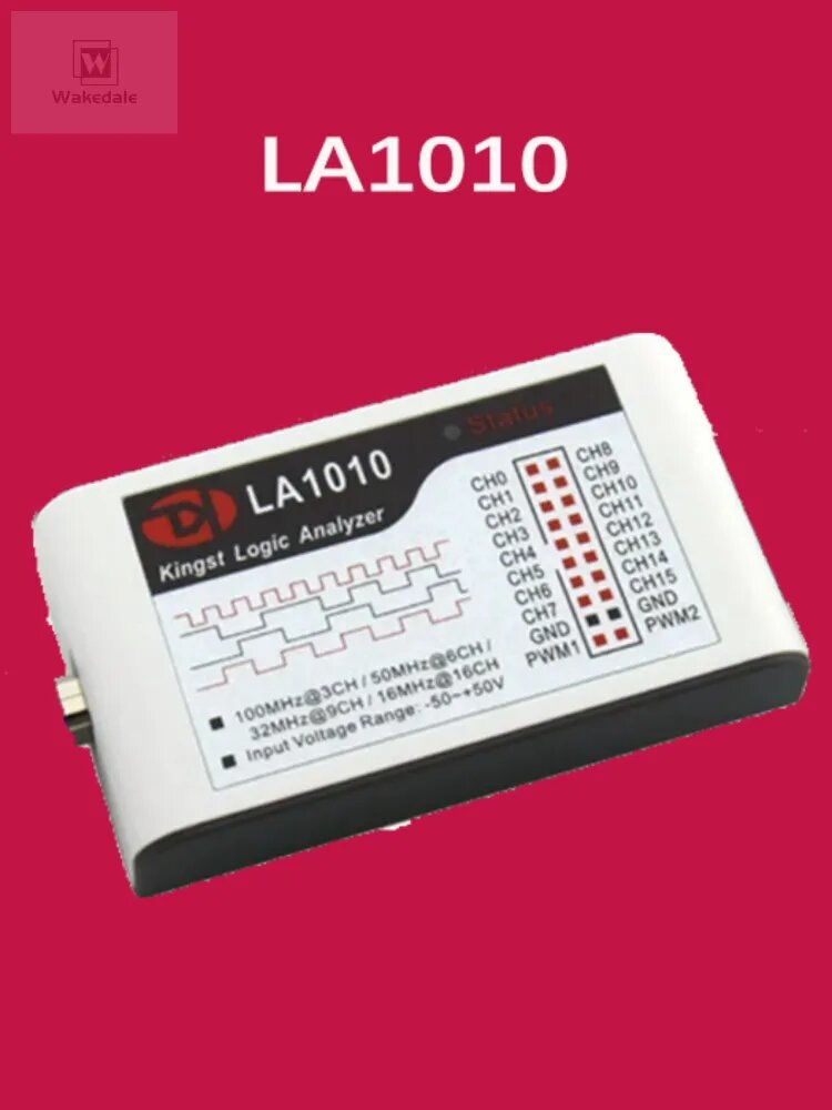 Kingst LA1010 LA2016 LA5016 LA5032 USB логический анализатор 500M Максимальная скорость выборки 32 канала10B образцы MCU ARM FPGA инструмент отладки