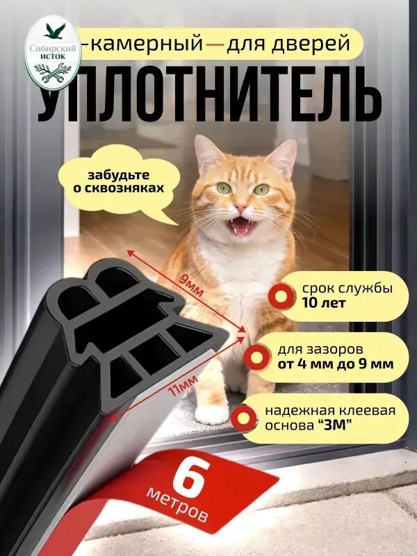 Уплотнитель для окон и дверей