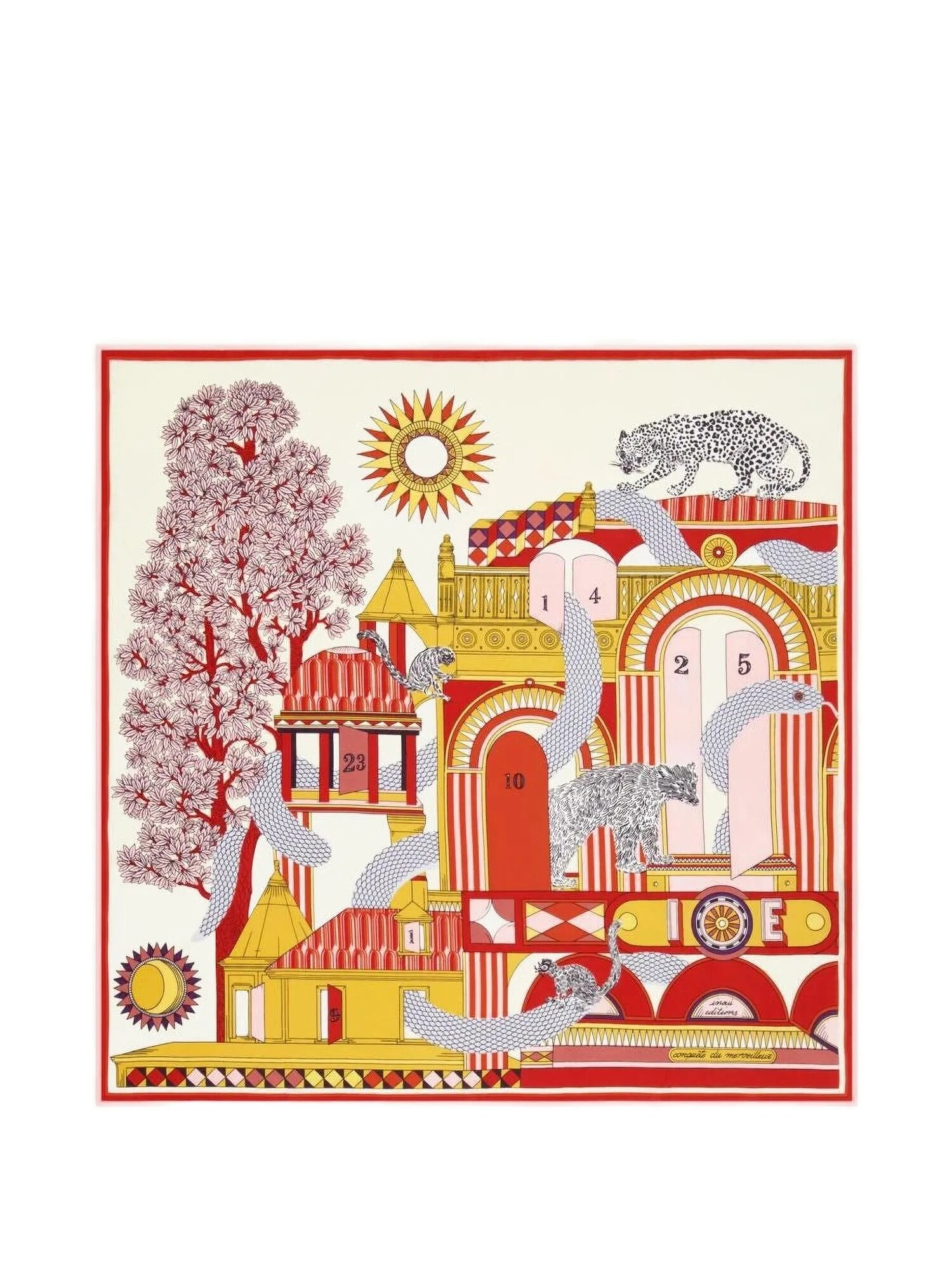 Шарф Graphic-print square scarf для девочек