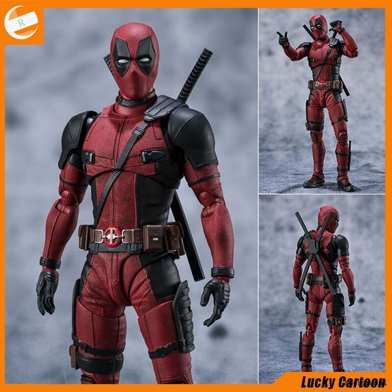 Фигурка Дэдпул красный / l Deadpool подвижные фигурки (15cm)