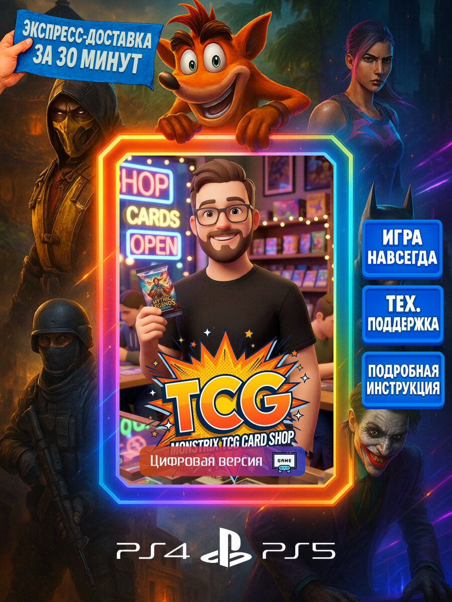 Monstrix TCG Card Shop PS4/PS5 | Моментальная доставка | Английский язык | Симуляторы