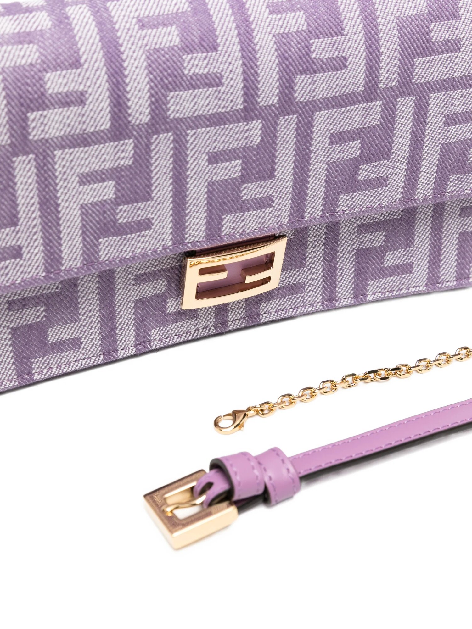 Сумка FENDI Baguette, фиолетовый — фото 1