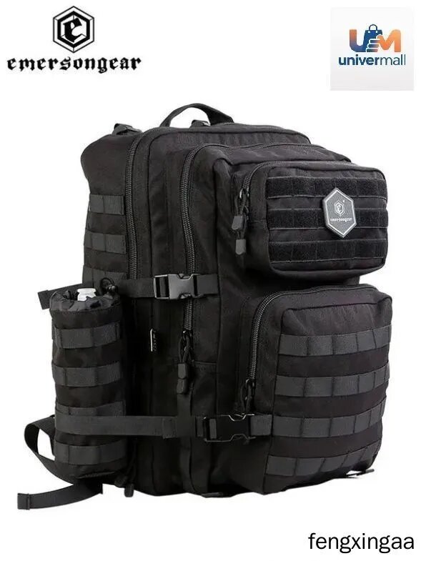 Рюкзак Emersongear мужской, тактический, черный, 50x30 см