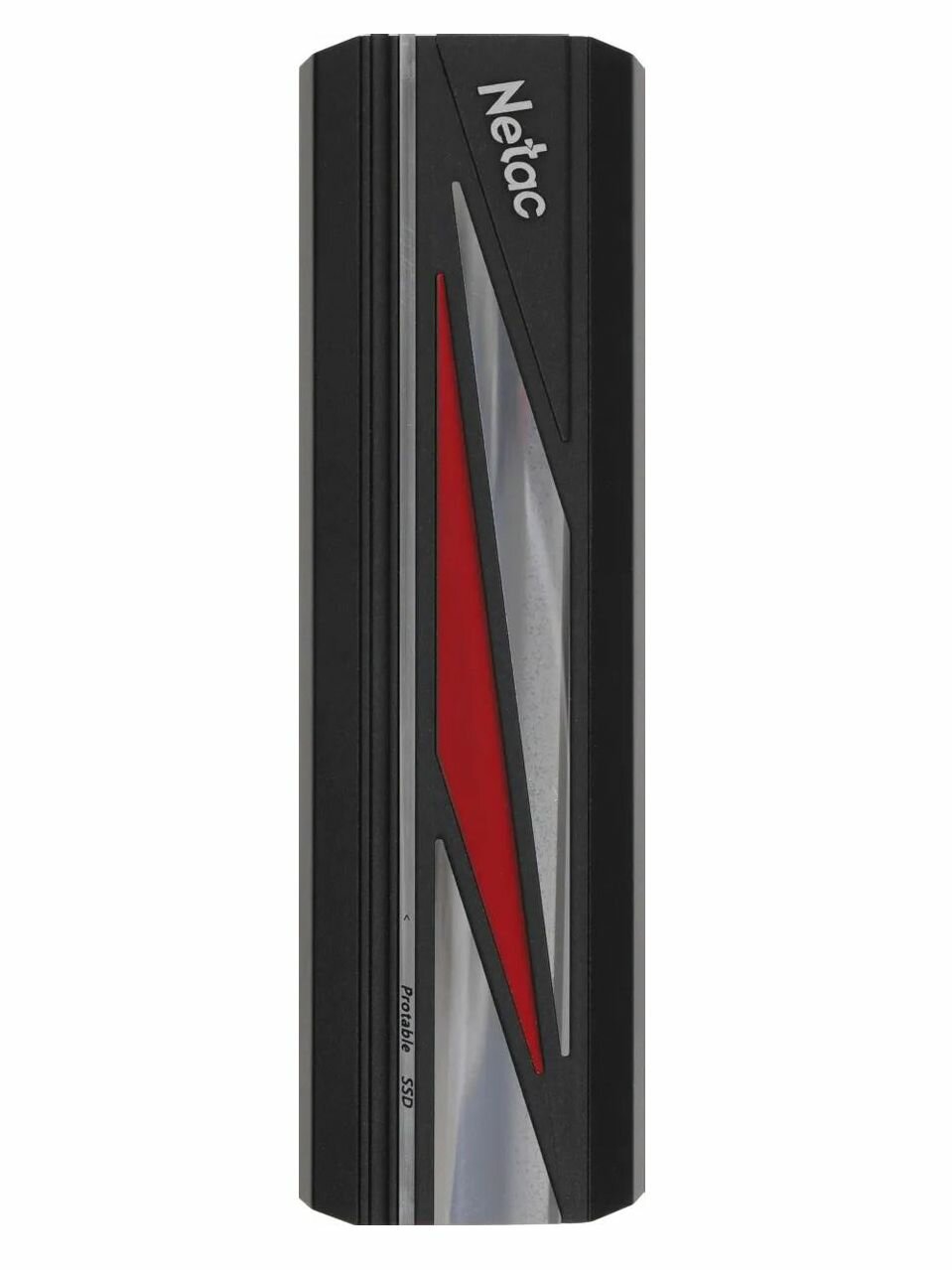 Netac ZX20L 256 ГБ Внешний SSD-диск USB 3.2 Type-C, NT01ZX20L-256G-32BK, серый