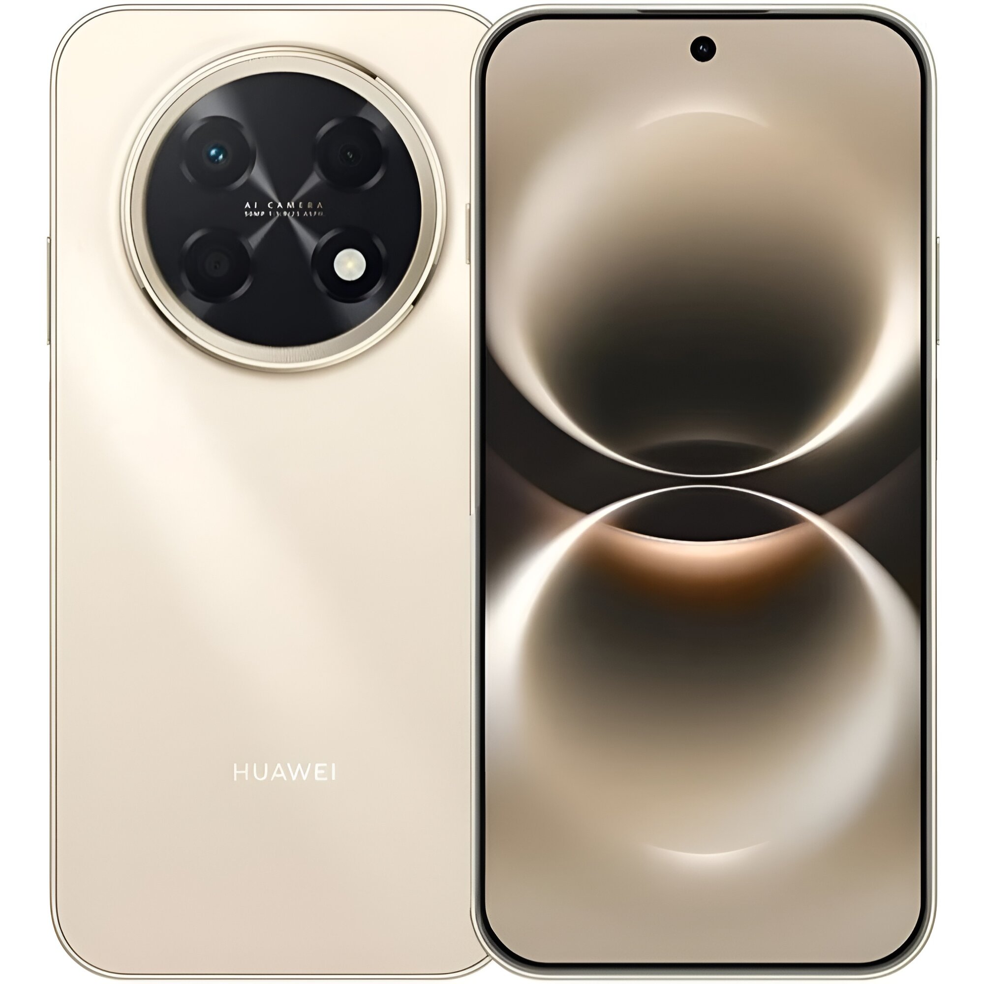 Смартфон HUWAEI Nova 15 Max 8/256 ГБ RU/ЕАС, NFC, Dual nano SIM, золотой/бежевый