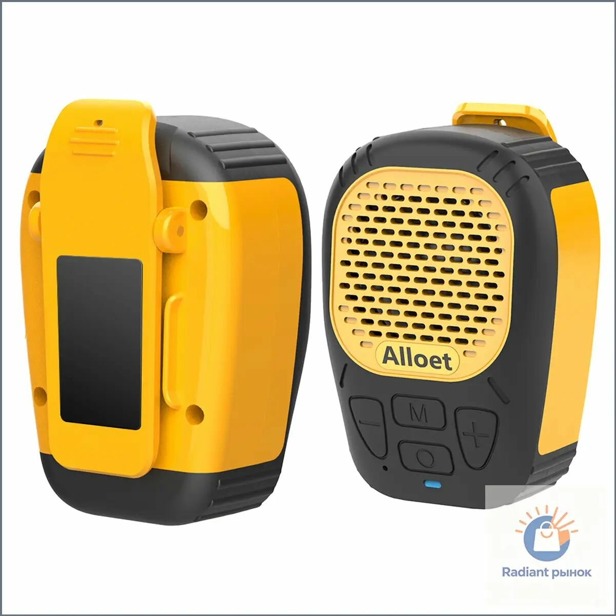 Milochic Наушники беспроводные с микрофоном WS-1, Bluetooth, USB Type-C, желтый