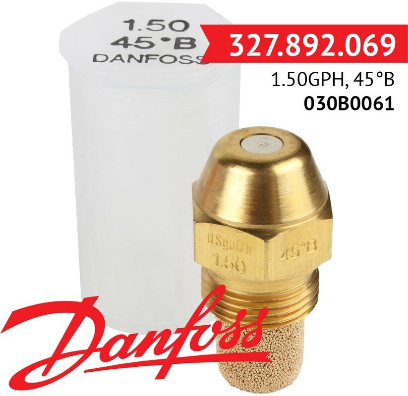 Топливная форсунка Danfoss 1.50GPH,45B 030B0061