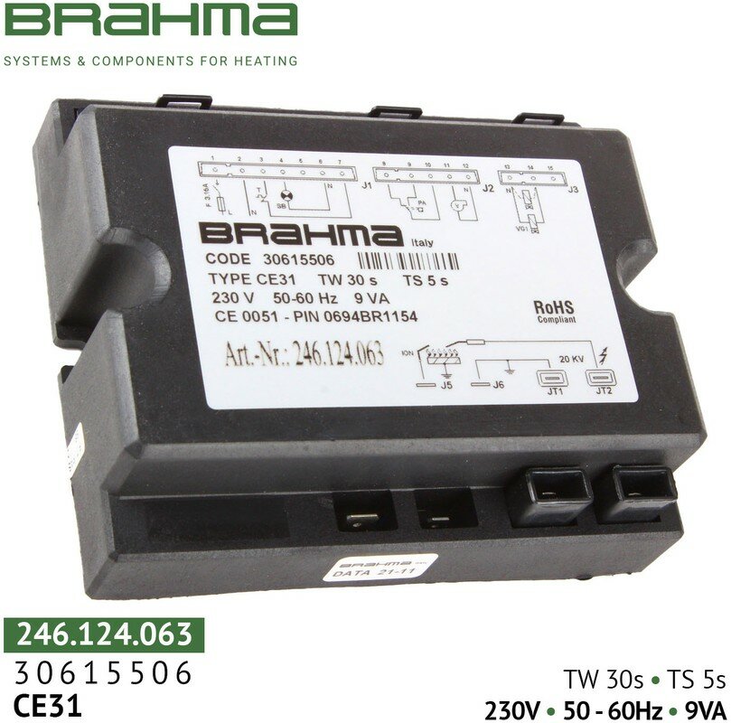 Блок управления горением Brahma CE31 30615506