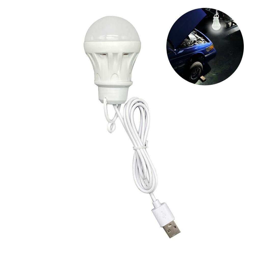 Светодиодная походная USB лампочка, светильник для кемпинга и туризма.1 м