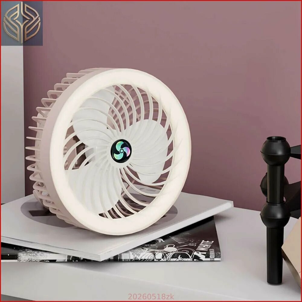 Портативный вентилятор CSH240320834-aa11455ea9f7, розовый