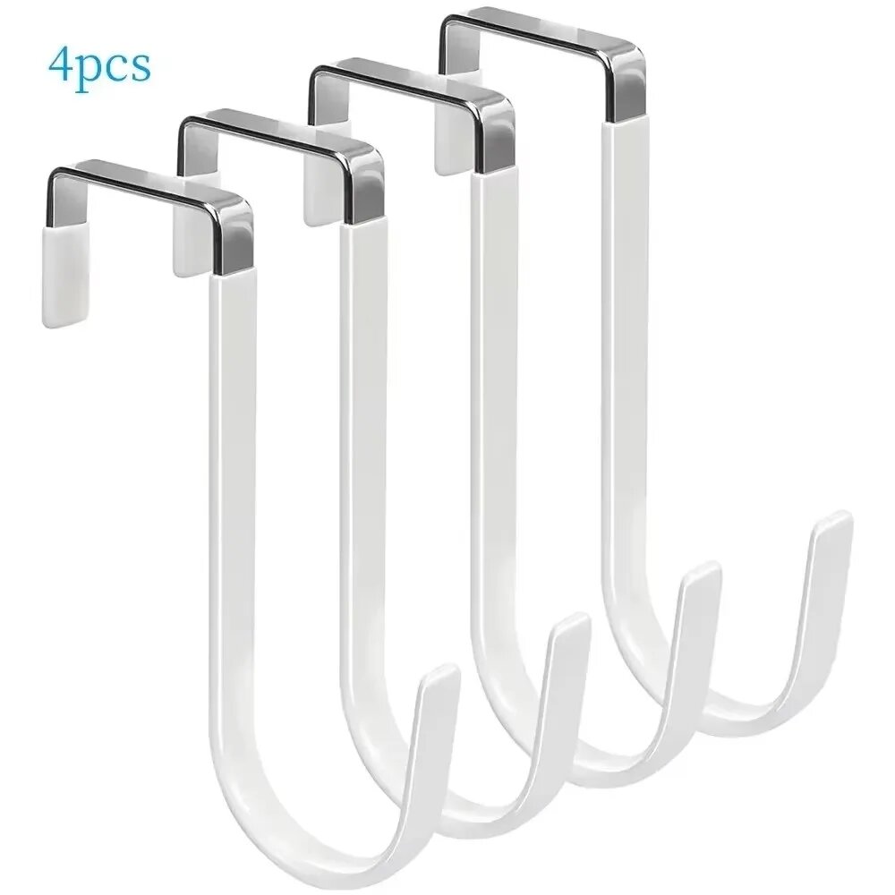 Вешалки резиновые для одежды и полотенец 4 шт 4pcs white1