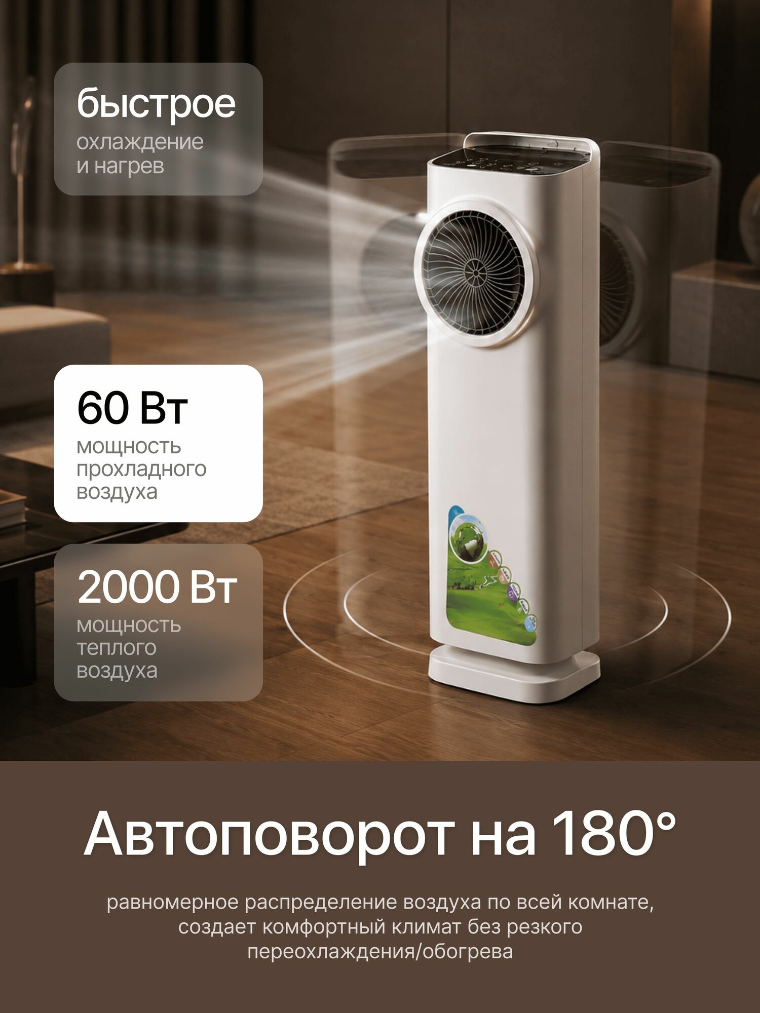 Напольный кондиционер, климатическая система, охладитель воздуха, вентилятор