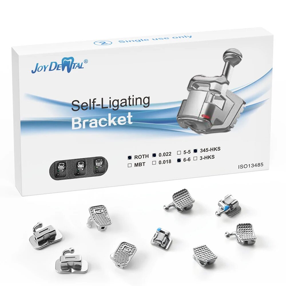 Ортодонтические брекеты AZDENT MBT/Roth 0.022 Roth 0.022 Hooks 345