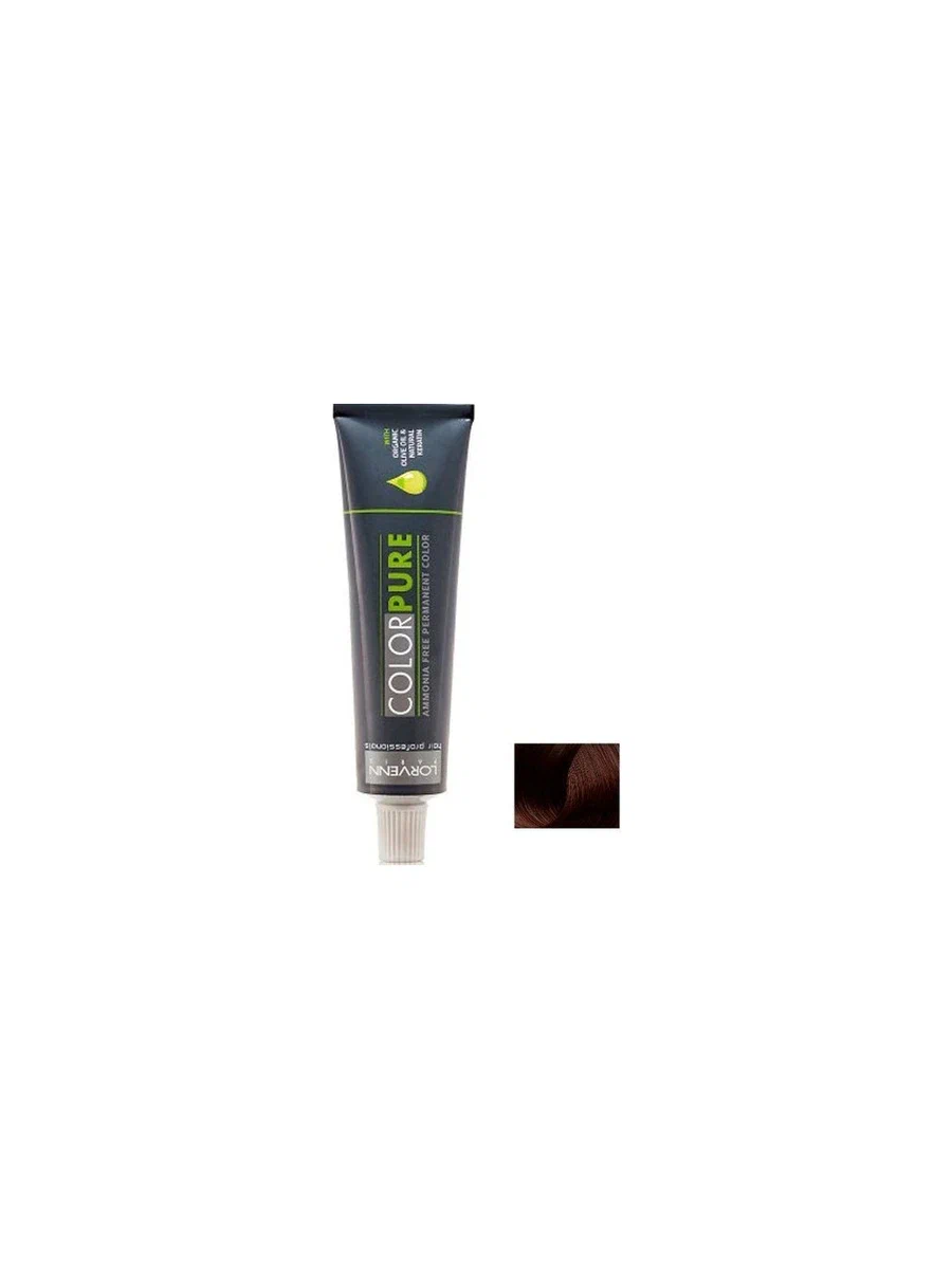 Краска для волос Lorvenn Color Pure Ammonia Free безаммиачная, 6.75
