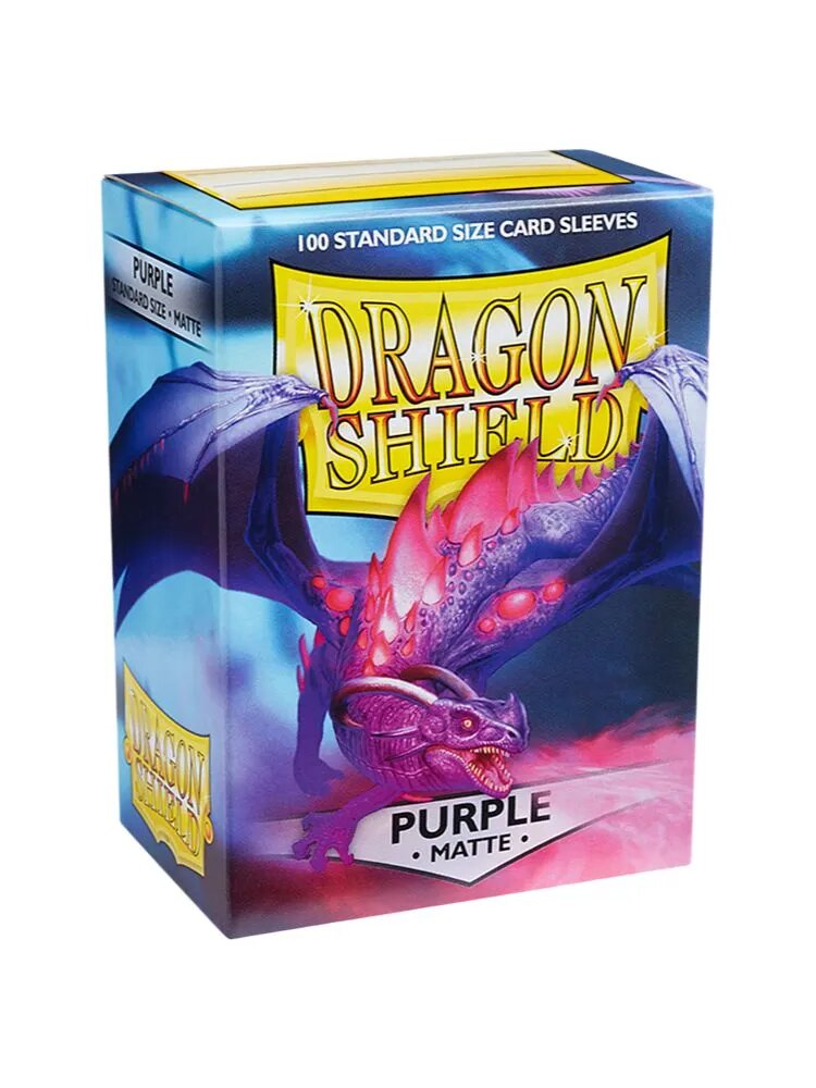 Dragon Shield MATTE PURPLE Матовые протекторы (100 шт.)