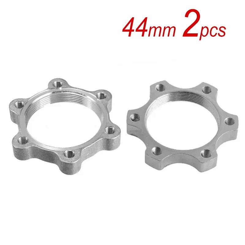 Велосипедные адаптеры тормозных дисков Adaoter 44/48 мм, серебристые 44mm 2pcs