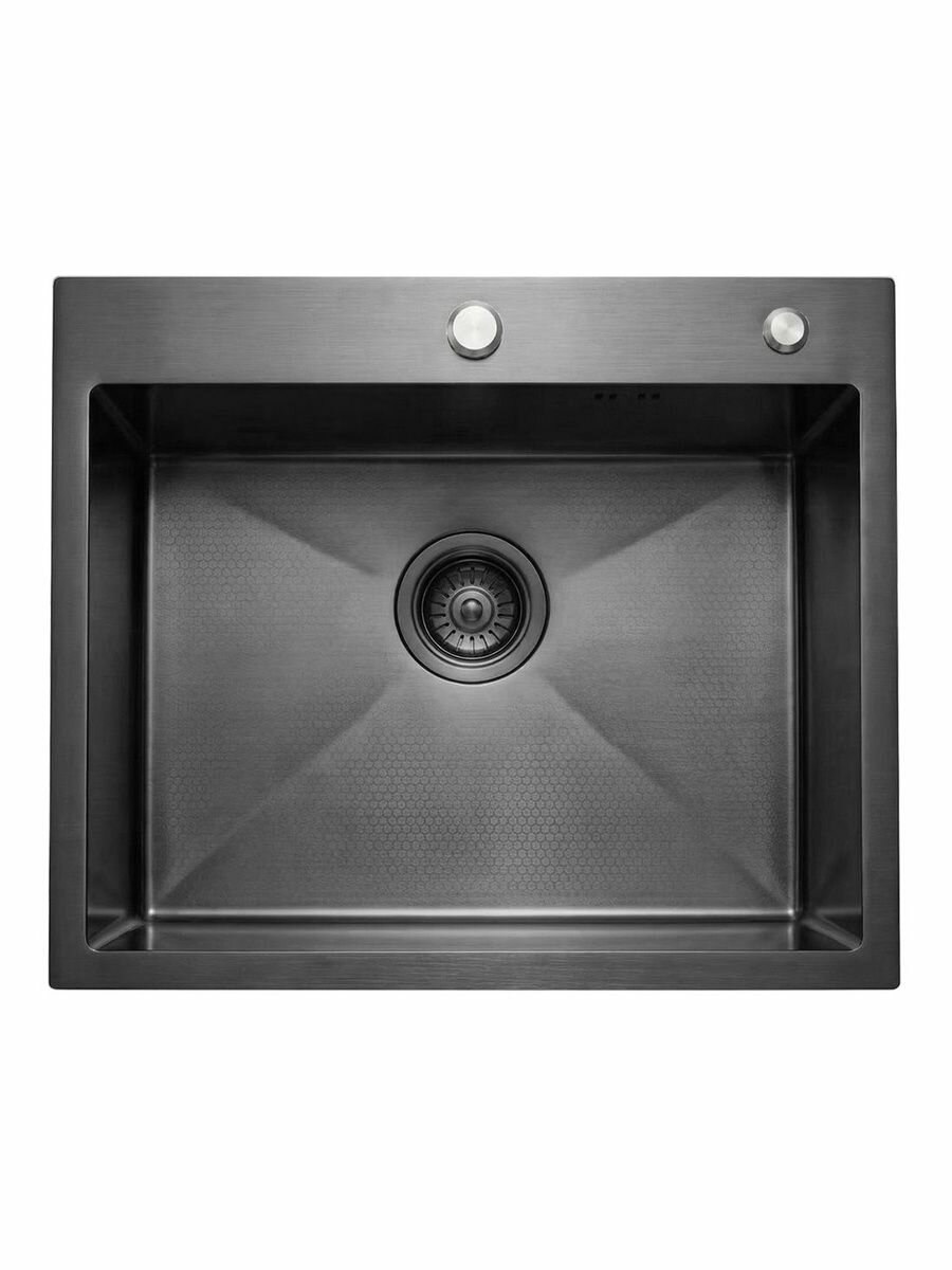 Мойка врезная BLANTEK HONEYCOMB ECO FS-5848HN NANO BLACK