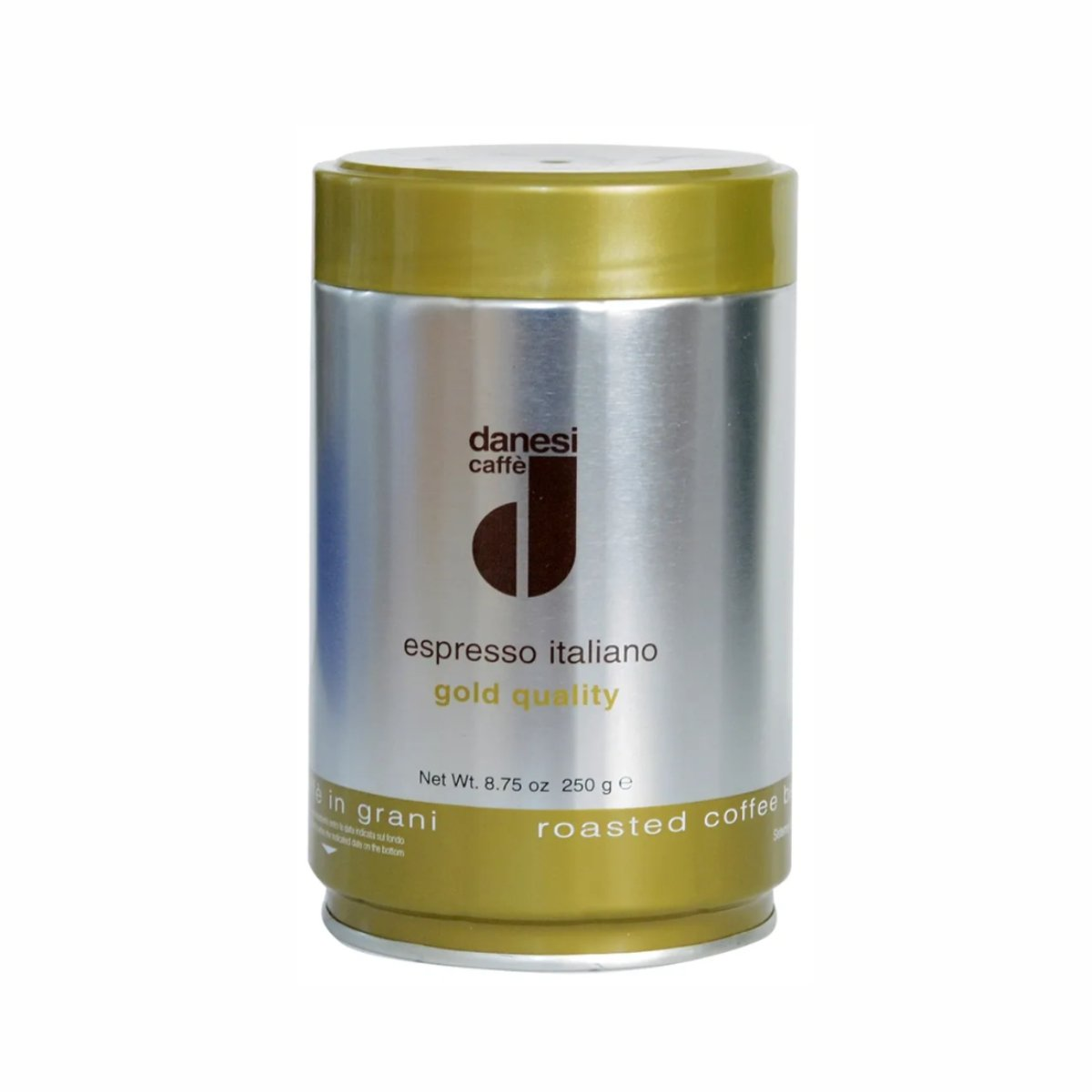 Кофе натуральный жареный в зёрнах Danesi Gold, 250 гр, в банке