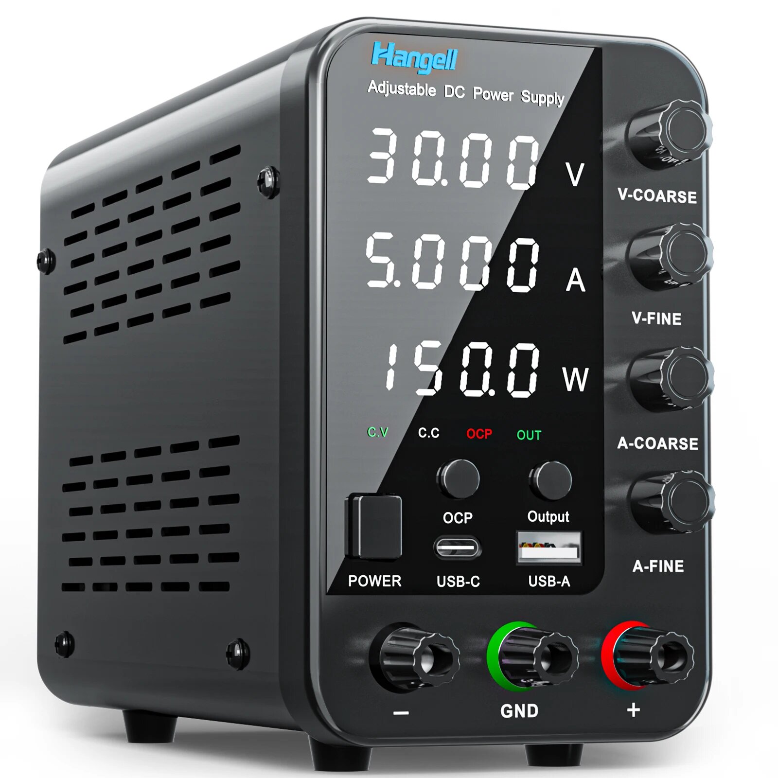 Лабораторный источник питания DC 30V 60V 120V Регулируемый стабилизатор напряжения Напольный коммутационный источник питания Предварительно заданный ток ВКЛ/выкл