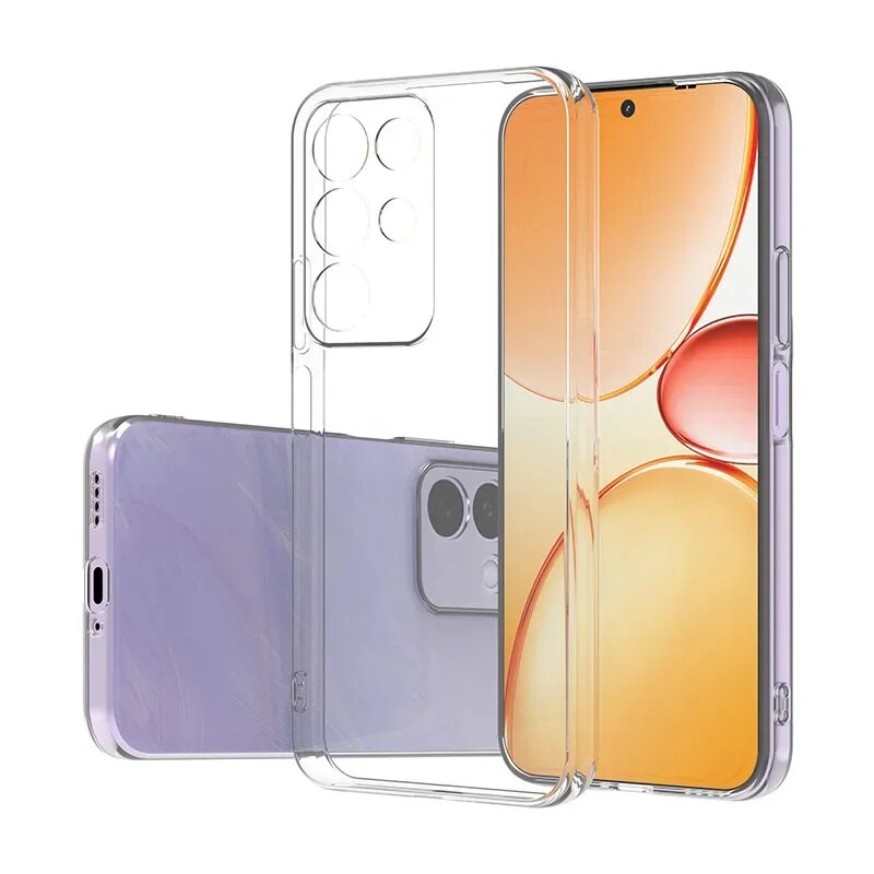 Чехол Realme C85 Pro, прозрачный, TPU