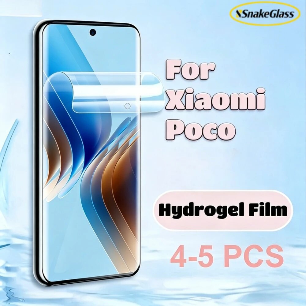 Защитная пленка гидрогелевая Xiaomi Poco M8 Pro, 4 шт.