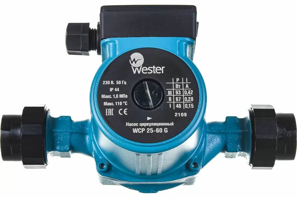 Насос циркуляционный для отопления Wester WCP 25-60G