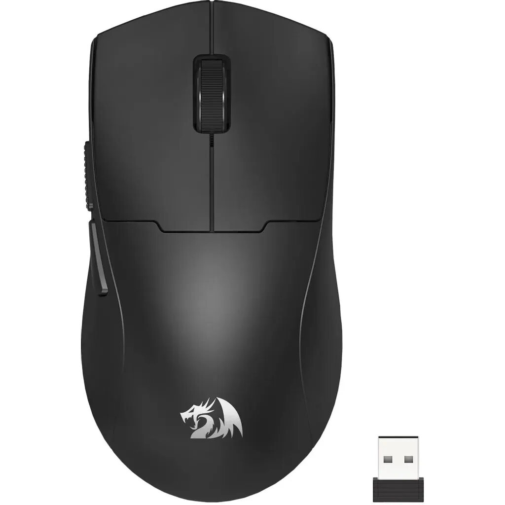 Мышь беспроводная Redragon K1ng Max, игровая, Bluetooth/Радио, оптическая, USB, 26000dpi, черный [73338]