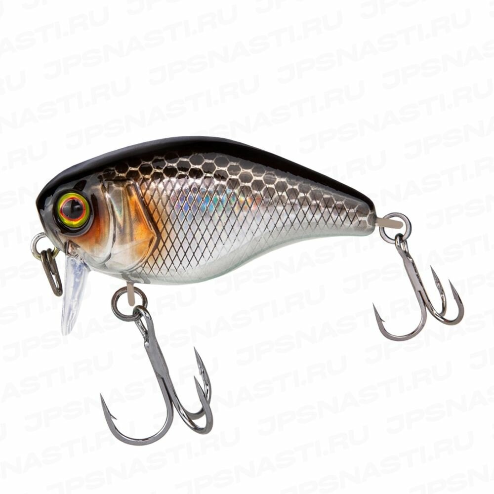 Японский воблер крэнк Jackall Chubby 41 SSR, 5.7 г, #hl silver black / Воблеры на голавля / Приманки для ловли хищника