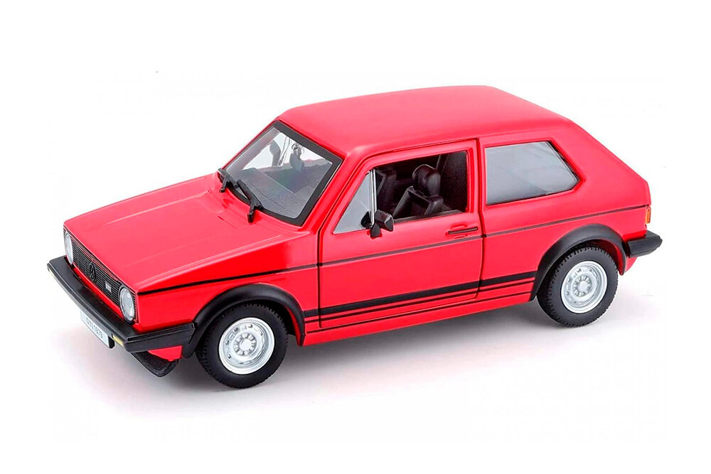 Модель коллекционная BBURAGO Vw volkswagen golf 1 gti (1979), red