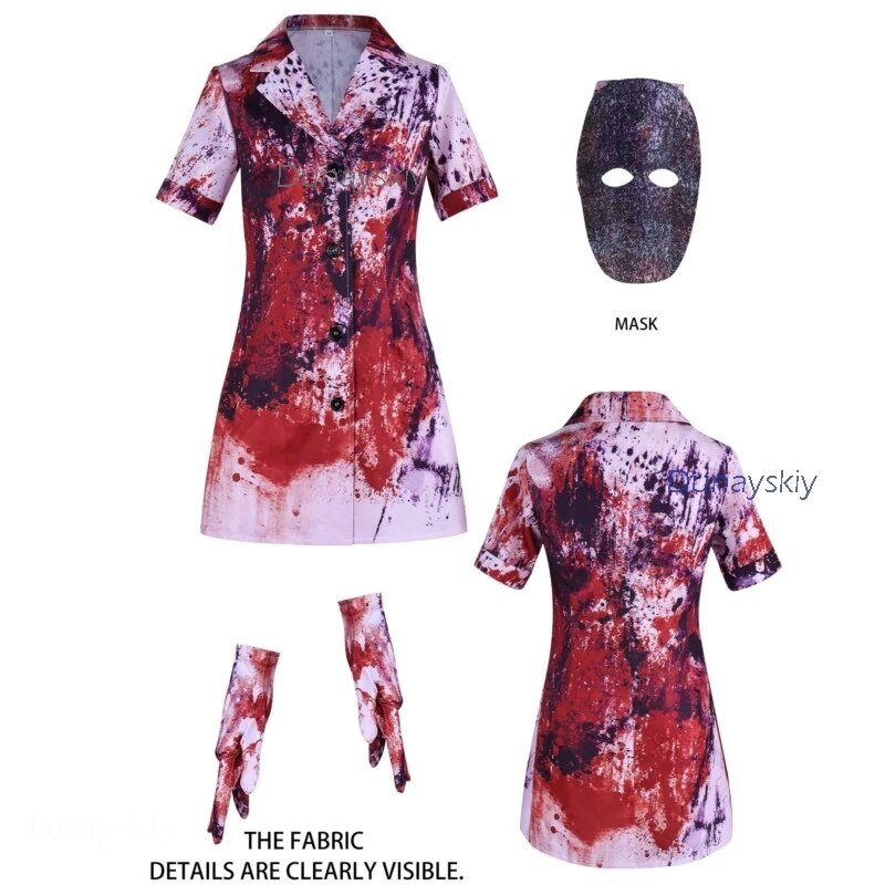 Костюм медсестры «пузырьковая голова» из Silent Hill S, Costume