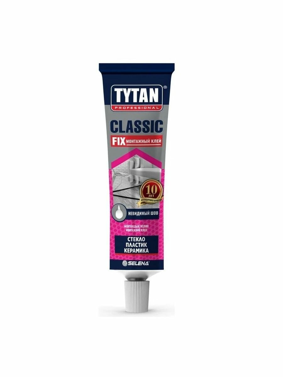 Клей монтажный универсальный Tytan Professionall Classic Fix прозрачный 100 мл