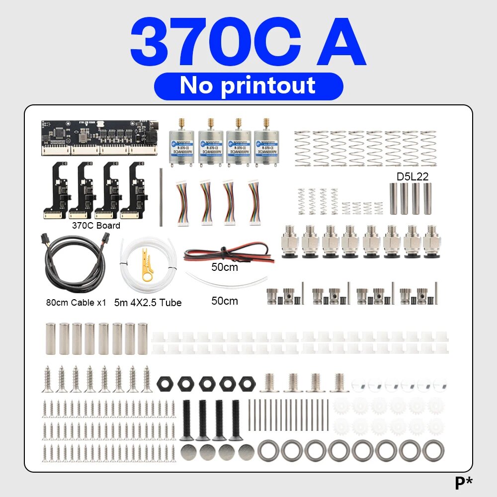 BLV Экструдер AMS BMCU 370C DM 370C 370C A Hardware