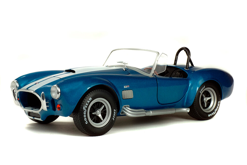 Модель коллекционная SOLIDO Ac cobra 427 mkii 1965 blue metallic/white