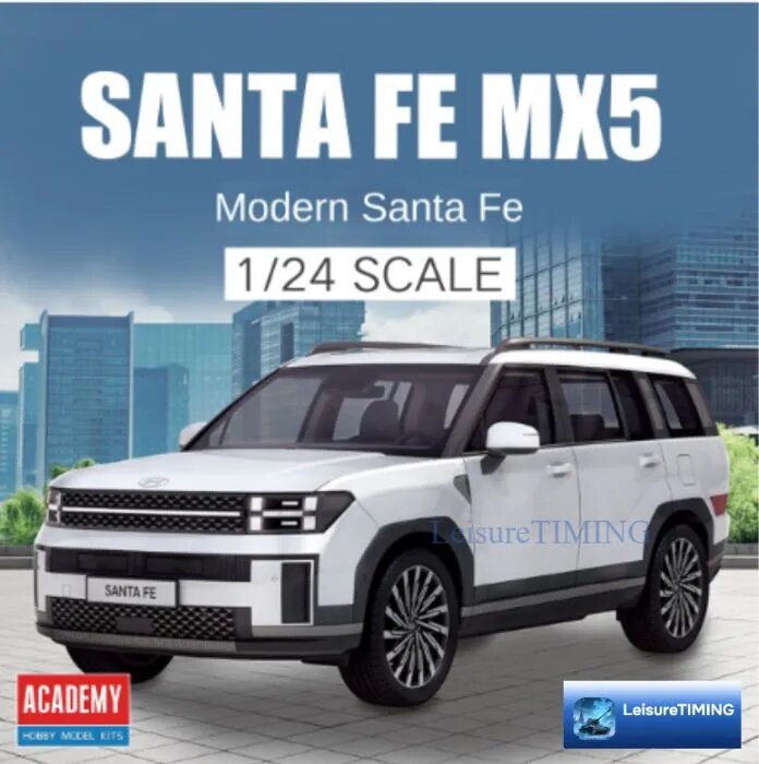 Academy AC15624, масштаб 1/24, модель автомобиля Santa Fe MX5