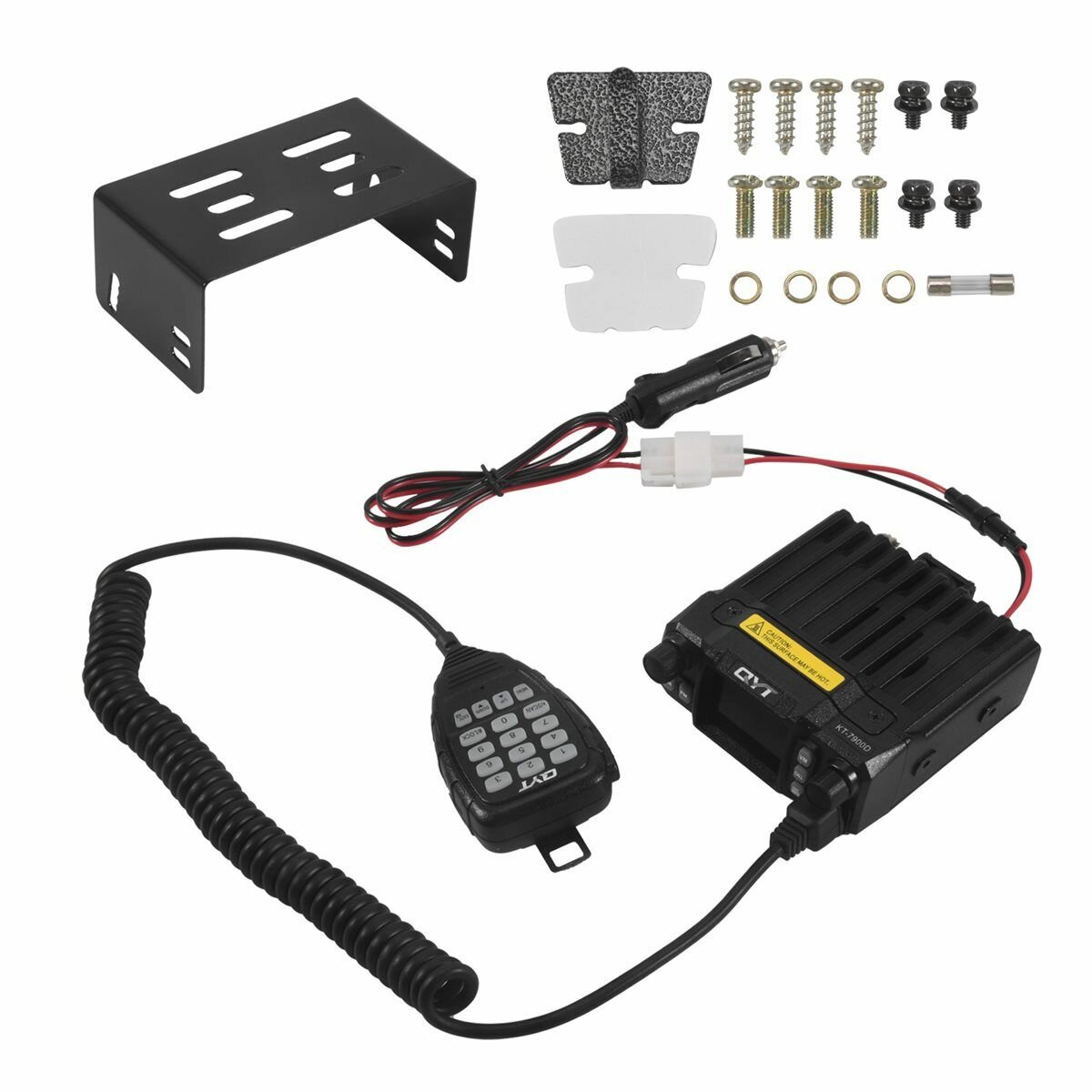 Mobile Ham Radio KT-7900D 25 Вт Четыре Диапазона 144/220/350/440 МГц KT7900D УФ-Трансивер Или С Блоком Питания