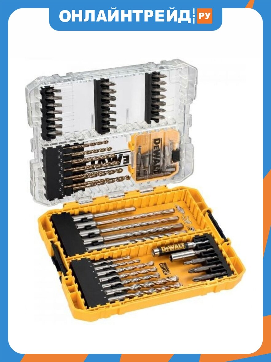 Набор сверл и буров Dewalt DT70760 Extreme (68 шт)
