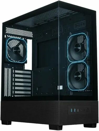 Компьютерный корпус XASTRA Q500 (Q500-3FG12A-C10-UC) черный - Midi Tower, E-ATX, USB 3.2 Gen 1 Type-A, USB 3.2 Gen 2 Type-C