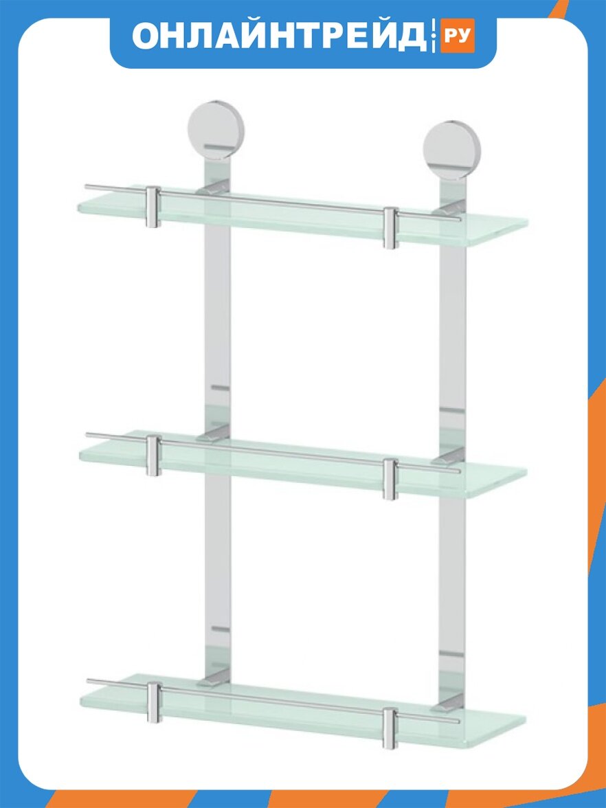 Полка стеклянная тройная Artwelle Harmonie HAR 038 40 см
