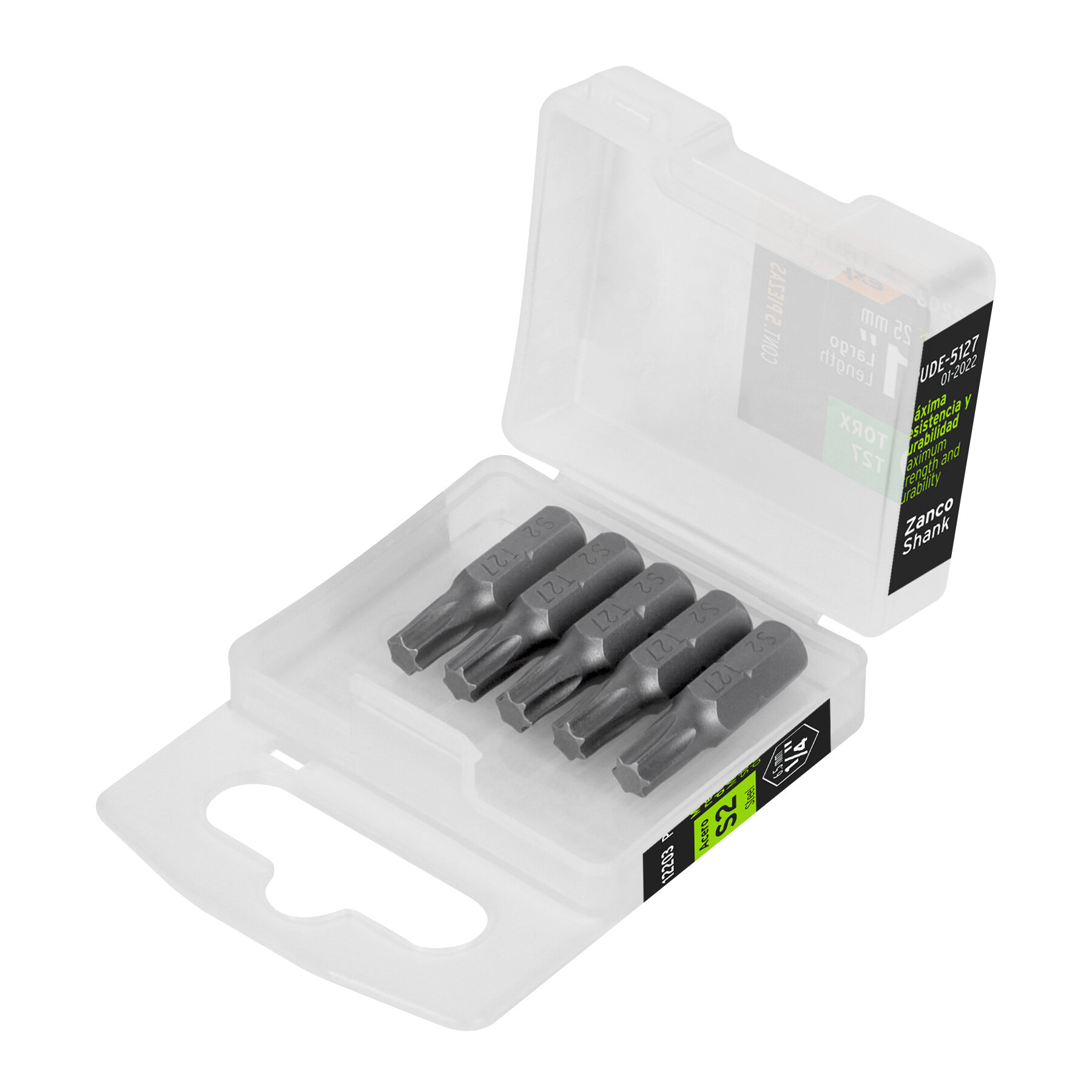 Набор бит Truper TORX T27 25 мм 5 шт. (12203)