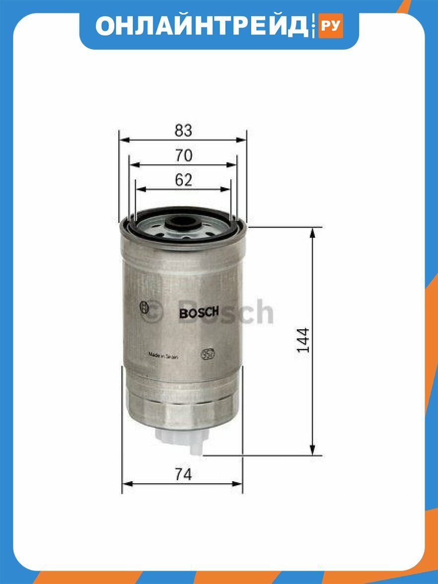 Фильтр топливный Bosch 1457434516 (N 4516)